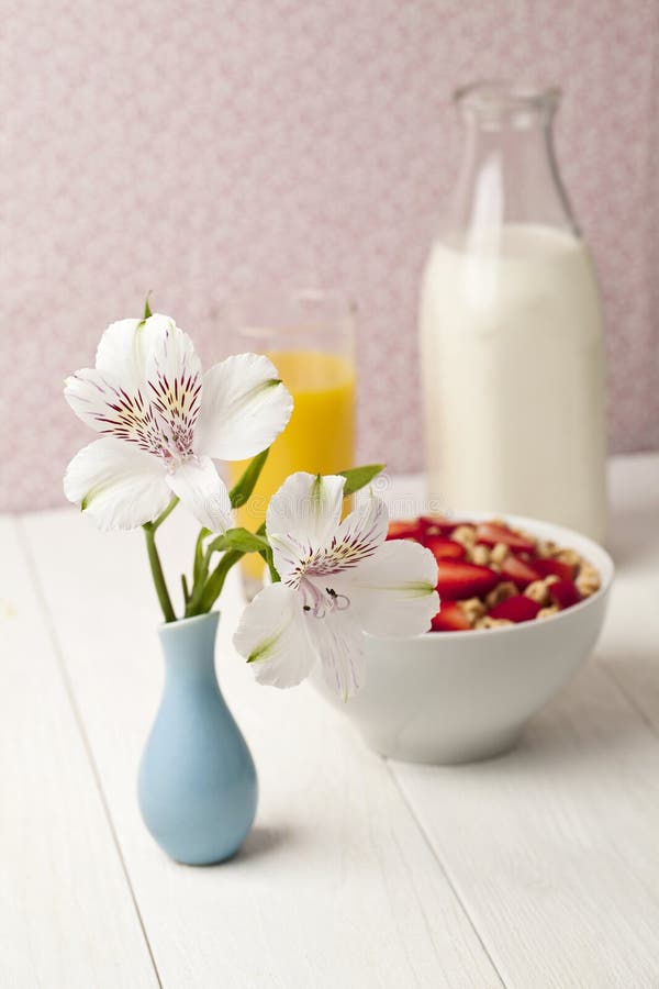 Close Up Image Breakfast Meal Set Stock Image - Image of eating ...
