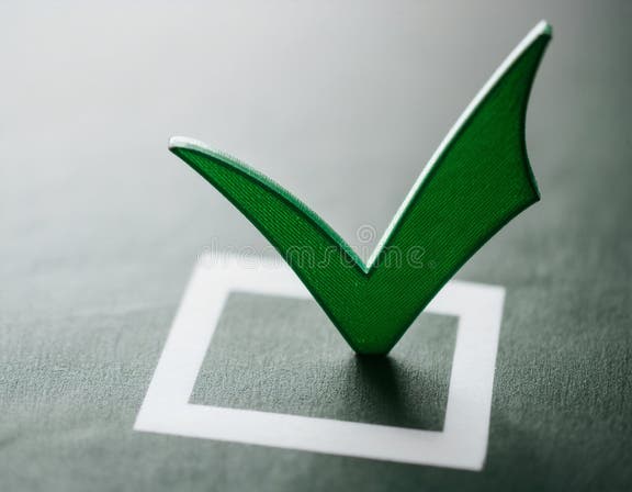 Check Mark Used To Indicate Correctness, Accuracy, and Validation Stock ...