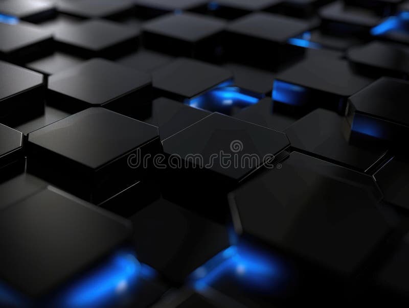 Computer Keyboard with Blue Lights Stock Image - Image of efficiency ...