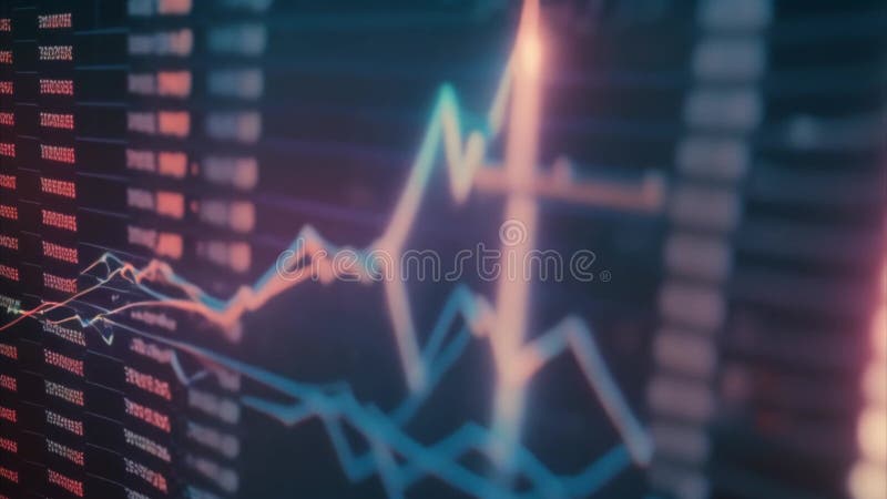 Stock Market Data stock footage. Video of analysis, indicator - 347330742