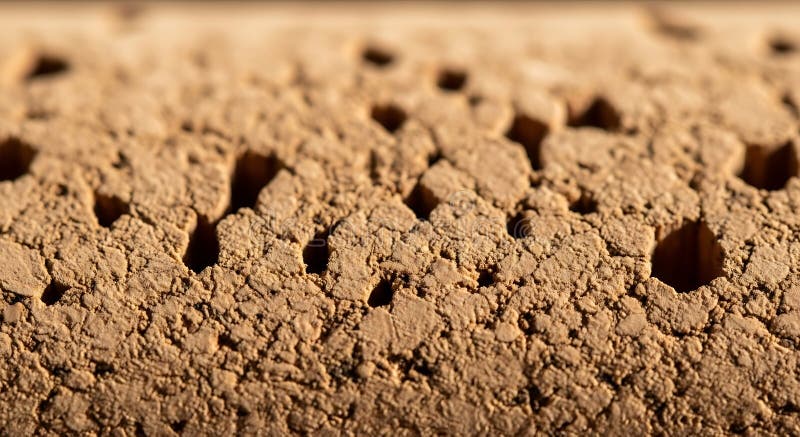 Close-up Image of a Cork Surface Showing Its Natural Texture. the Cork ...