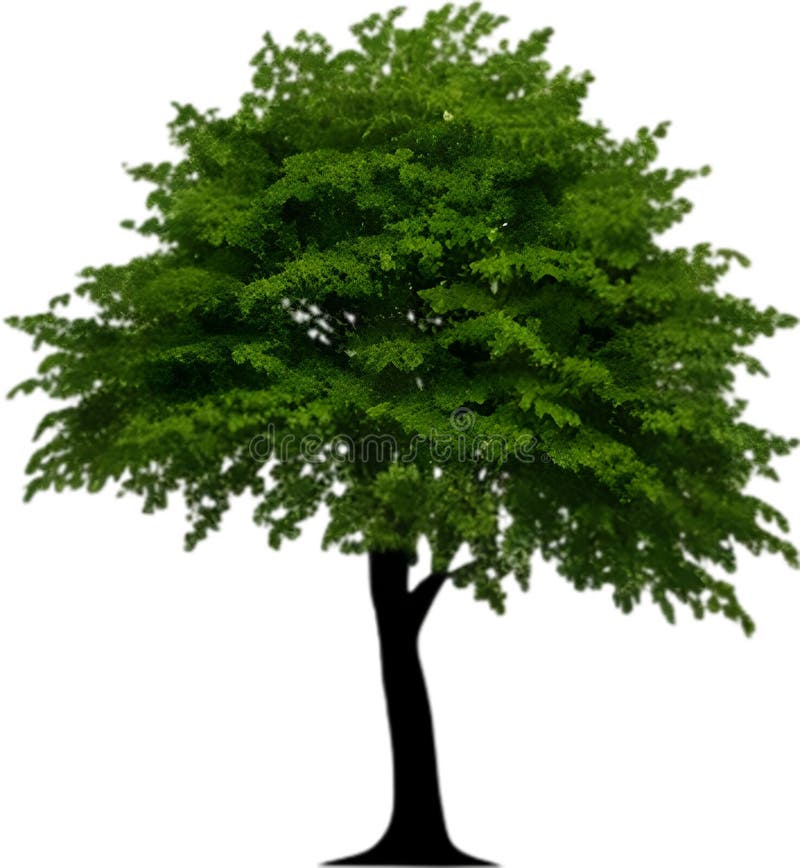 Close-up Image of a Cute Tree Logo. Stock Illustration - Illustration ...