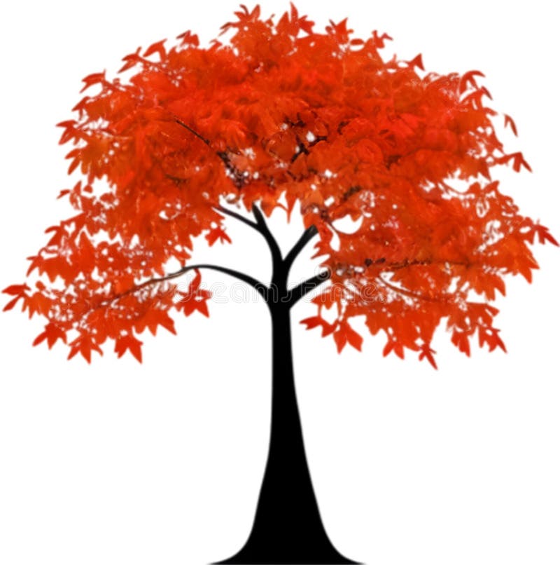 Close-up Image of a Cute Tree Logo. Stock Illustration - Illustration ...