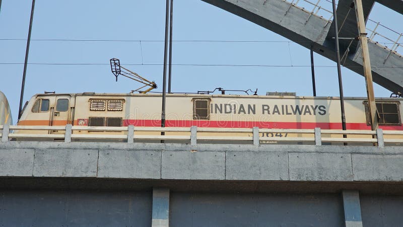 Close Up Image of Engine of Indian Express Train Editorial Image ...