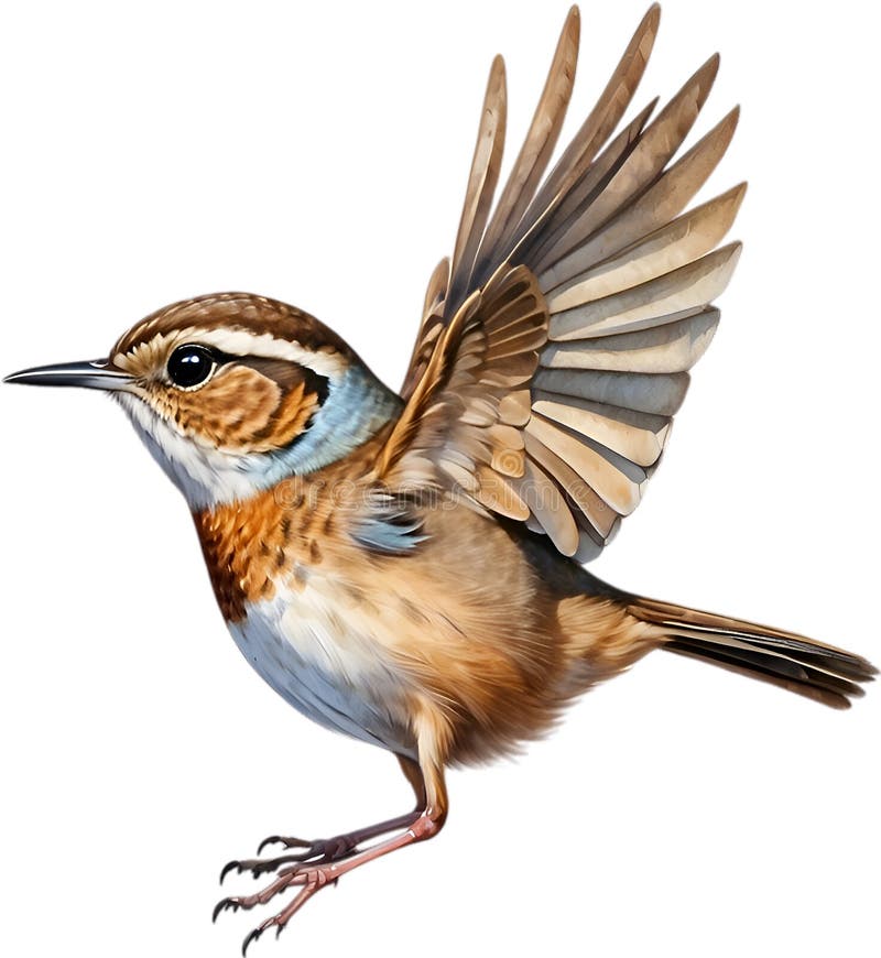 Close-up Image of a Eurasian Wren Bird. AI-generated. Stock ...