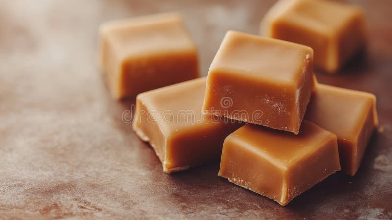 Soft Toffee on a Smooth Gradient Background Stock Image - Image of ...