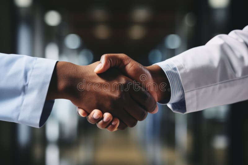 Close-up Image of a Firm Handshake Standing for a Trusted Partnership ...