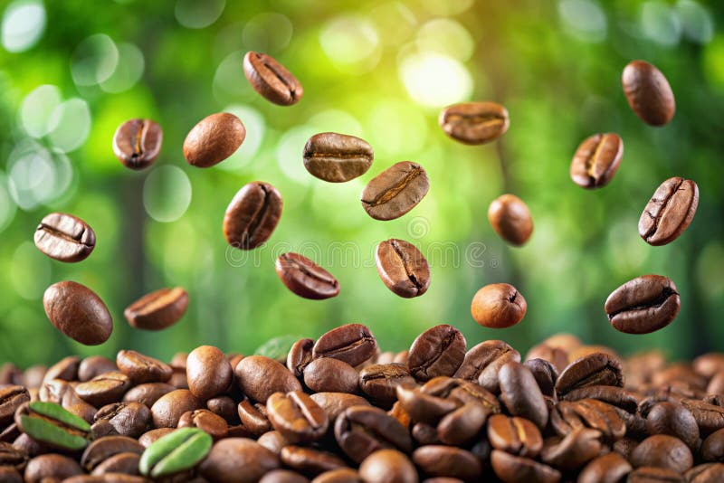 Floatingcoffeebeans Stock Illustrations – 2 Floatingcoffeebeans Stock ...
