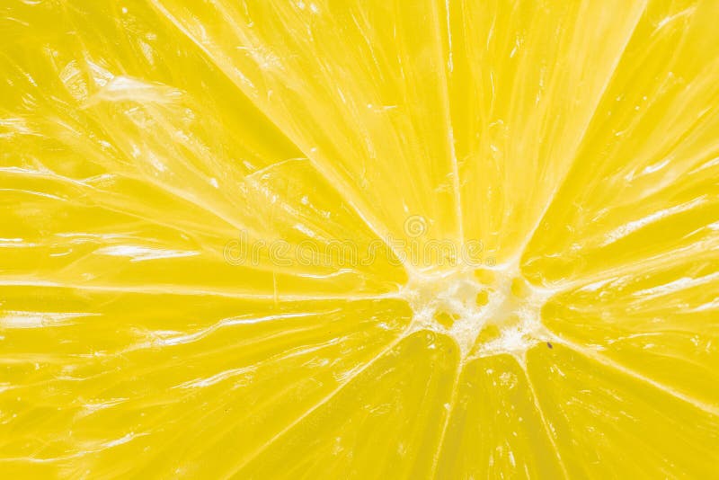 Close-up Image of Fresh Cut Lemon Fruit Showing Texture and Background ...