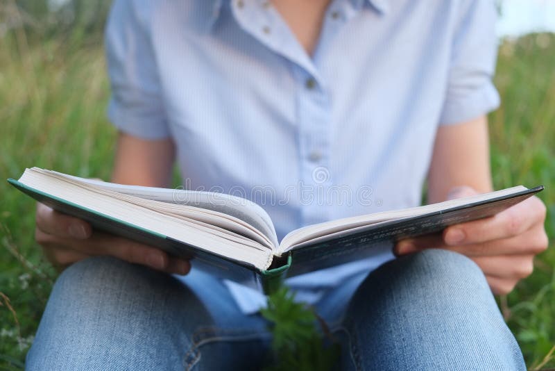 Close-up Image of a Girl with a Note-book Stock Photo - Image of test ...