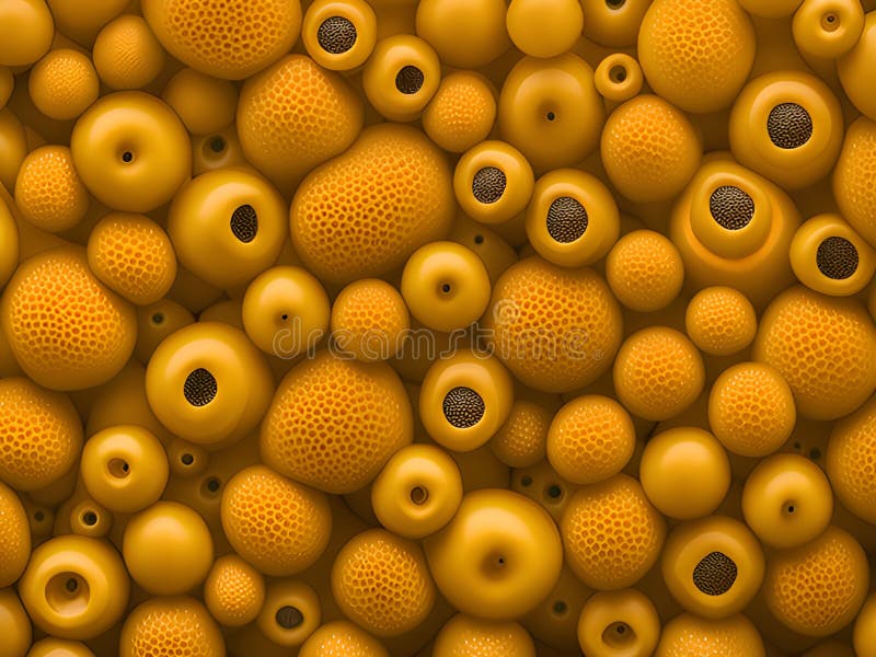 A Close Up Image of a Group of Many Hole on Plastic Ball Use for ...