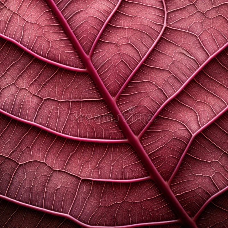 Close Up Image of Hibiscus Leaf with Organic Contours Stock Image ...