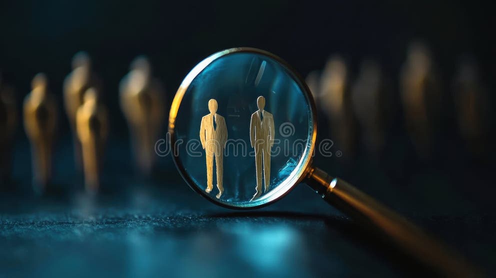 Close-up Image of an Individual Standing in Front of a Diverse Group of ...