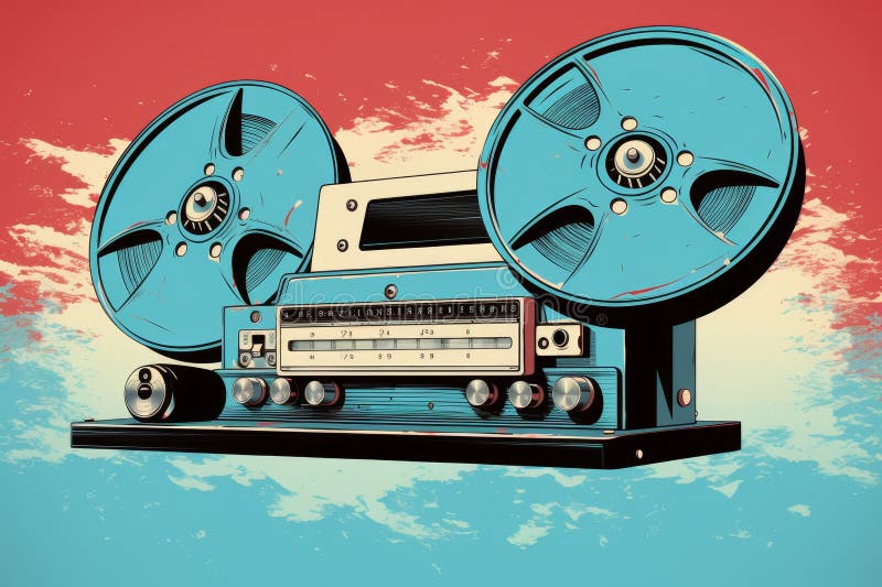 Close Up Image of an Isolated Tape Recorder on a White Background for ...