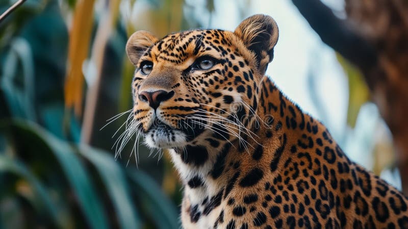 A Close-up Image of a Leopard S Pelt, Emphasizing Its Notable Orange ...
