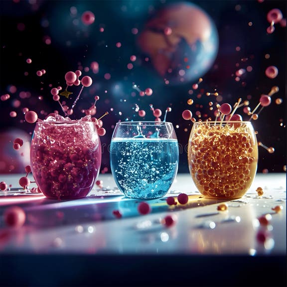 Microscopic Molecular Patterns of Matter S States with Microscope and ...