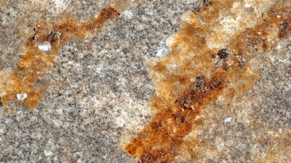 Close Up Image of Mottled Stone Texture with Orange and Grey Tones ...