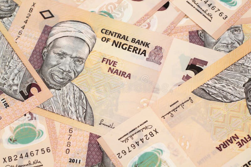 A Close Up Image of Nigerian Money Stock Image - Image of monetary ...