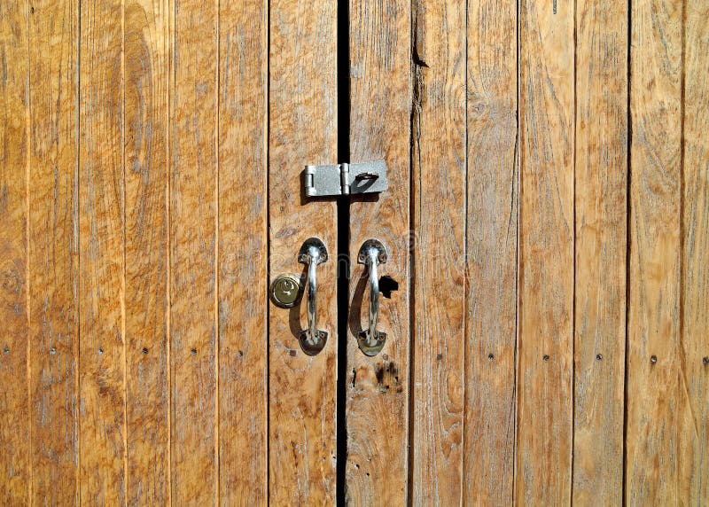Close-up Image Old Door Close Stock Image - Image of decor, close: 67829393