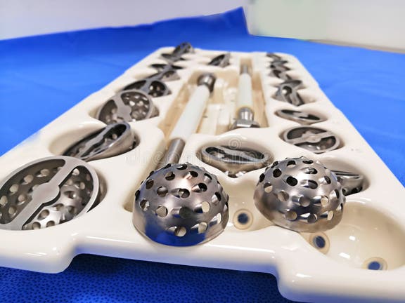Total Hip Replacement Surgery Instruments Stock Photo - Image of ...
