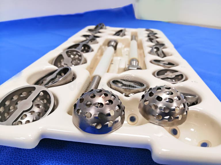Total Hip Replacement Surgery Instruments Stock Photo - Image of ...