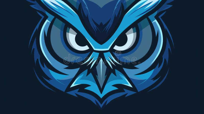Close-up Image of an Owl Face with Sharp Features and Vibrant Color ...