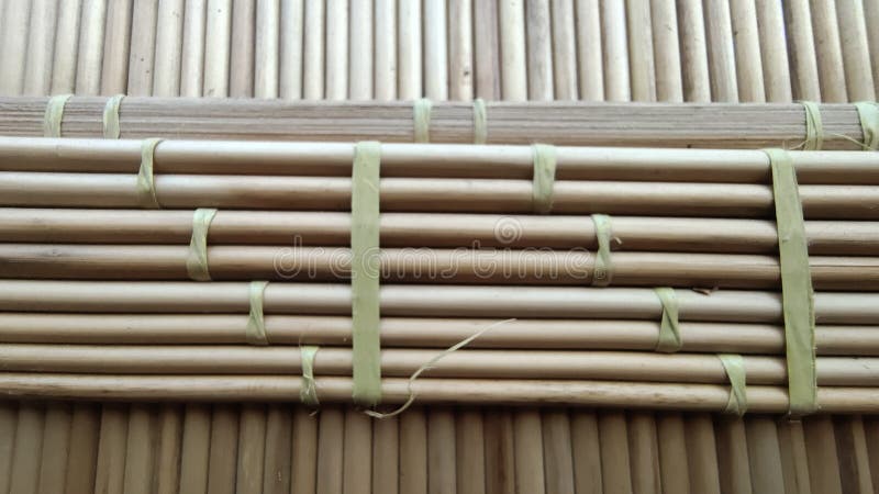 Interwoven Bamboo Strips stock image. Image of window - 337865497
