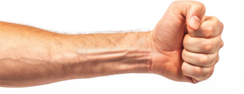 Hand with Fist stock photo. Image of gesture, determined - 308920486