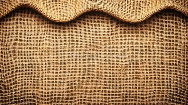A Close-up Image of a Piece of Burlap Fabric. Stock Image - Image of ...