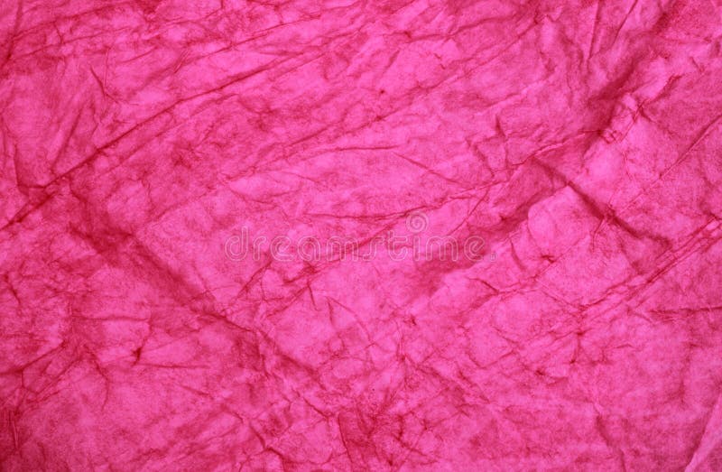 Close-up Image of Pink Crumpled Paper Stock Image - Image of decoration ...