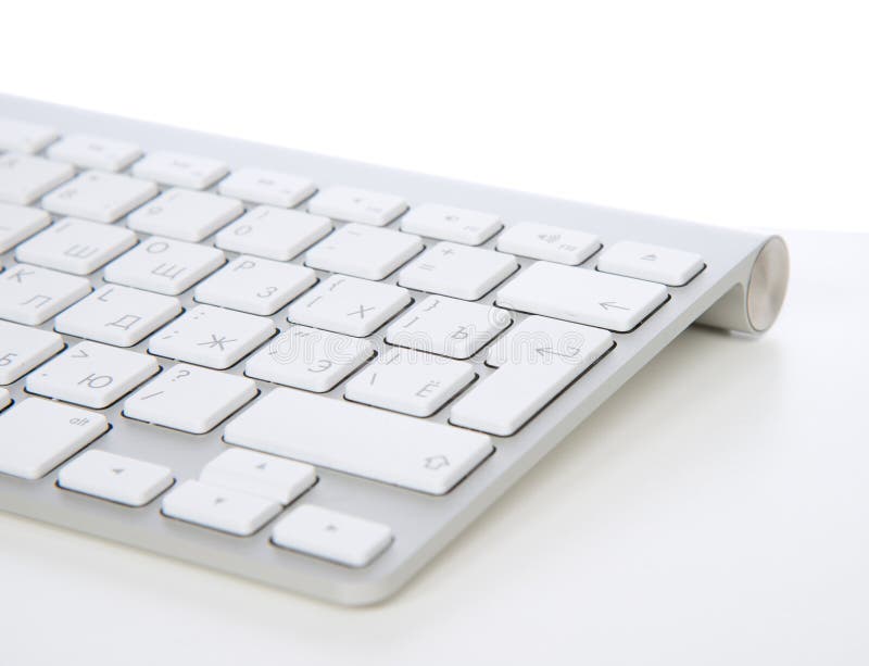 Close Up Image of Remote Wireless Computer Office Keyboard Stock Image ...