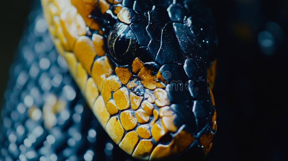 A Close-up Image of a Reticulated Python, One of the Largest Snake ...
