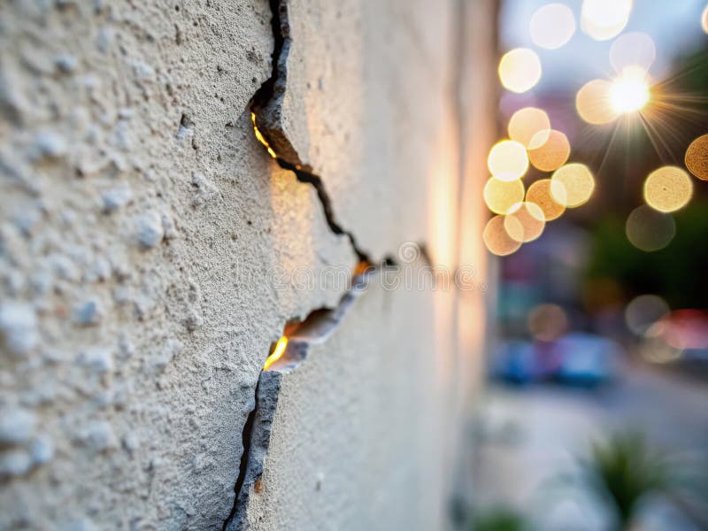 Severe Plaster Crack in White Wall Causes Repair and Prevention ...