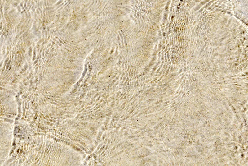 Close-up Image of Rippled Water at the Beach Stock Image - Image of ...