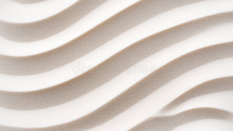 A Close-up Image of a Sandy Surface with a Repeating Wave Pattern ...