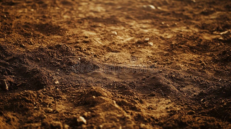 Sunlit Earth Texture Highlighting Natural Soil Patterns Stock Photos ...