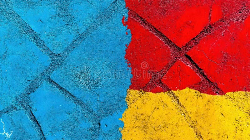 Urban Color Blast: Close-up of Modern Wall Texture for Creative ...