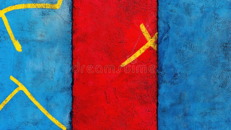 Urban Color Blast: Close-up of Modern Wall Texture for Creative ...