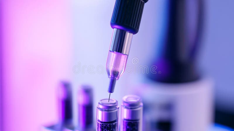 Close-Up of Microneedling Procedure Under High Magnification Stock ...