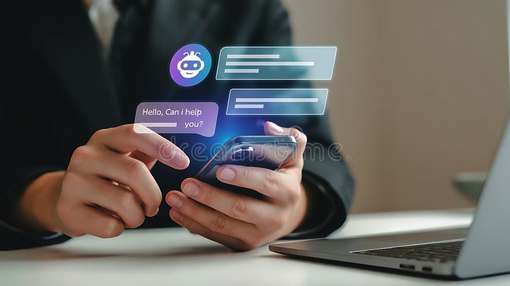 Powered Chatbot Icon Stock Illustrations – 192 Powered Chatbot Icon ...