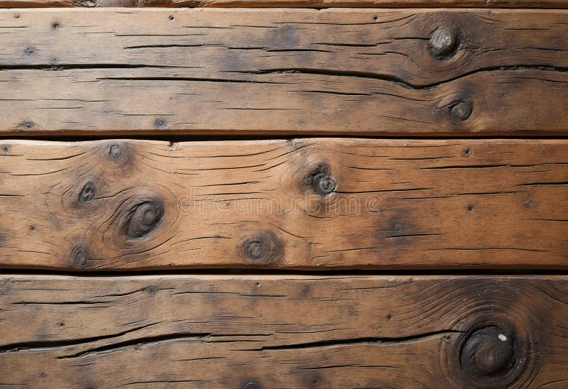 Close-Up of Weathered Wooden Surface with Rustic Texture Stock Image ...
