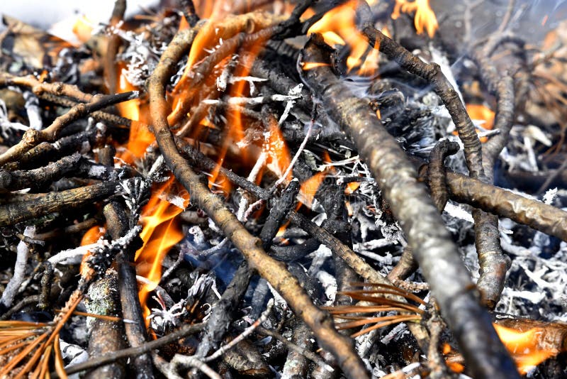 Wood Fire Background stock image. Image of close, outdoor - 127246977