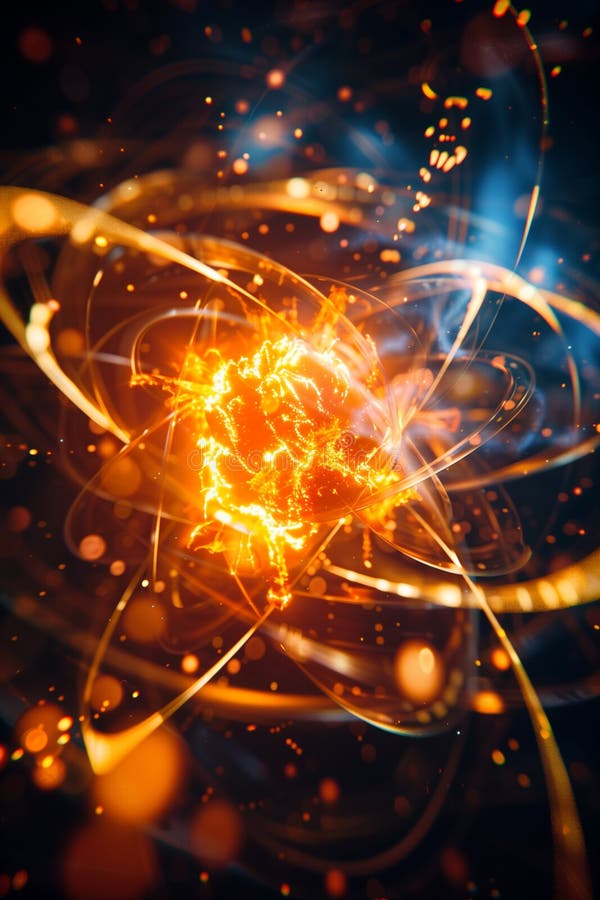 Subatomic Proton Particle Collision in Nuclear Fusion Experiment Lab ...