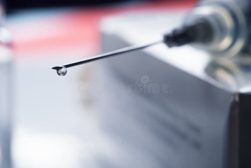 Close Up Image of a Syringe Stock Photo - Image of virus, medical ...