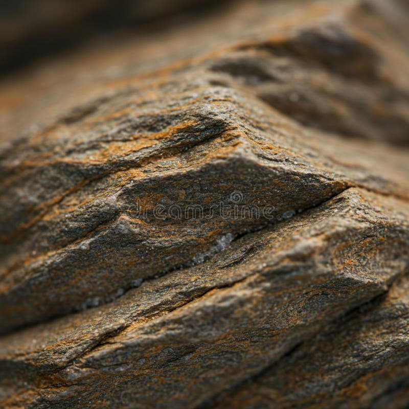 Close-up Image of a Textured Rock Surface, Showcasing Layered ...