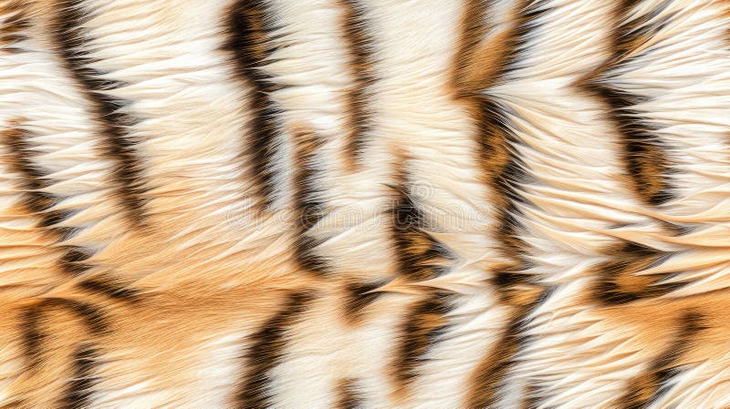 A Close-up Image of a Tigers Fur with Black Stripes, Showcasing the ...