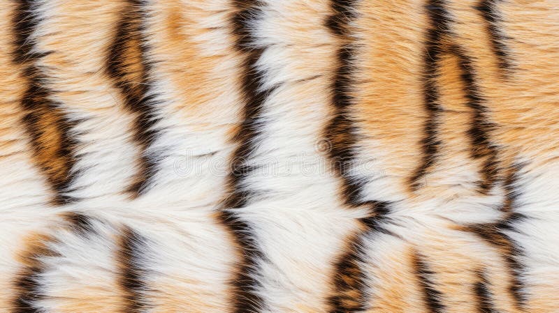 A Close-up Image of a Tigers Fur with Black Stripes, Showcasing the ...