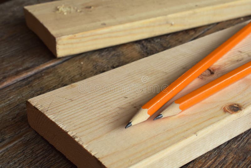 Carpentry Work Bench Close Up Stock Image - Image of scratched, tools ...