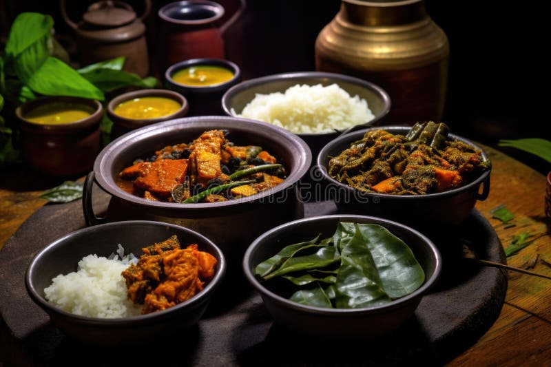 Close Up Image of Traditional Home Cooked Food Stock Image - Image of ...