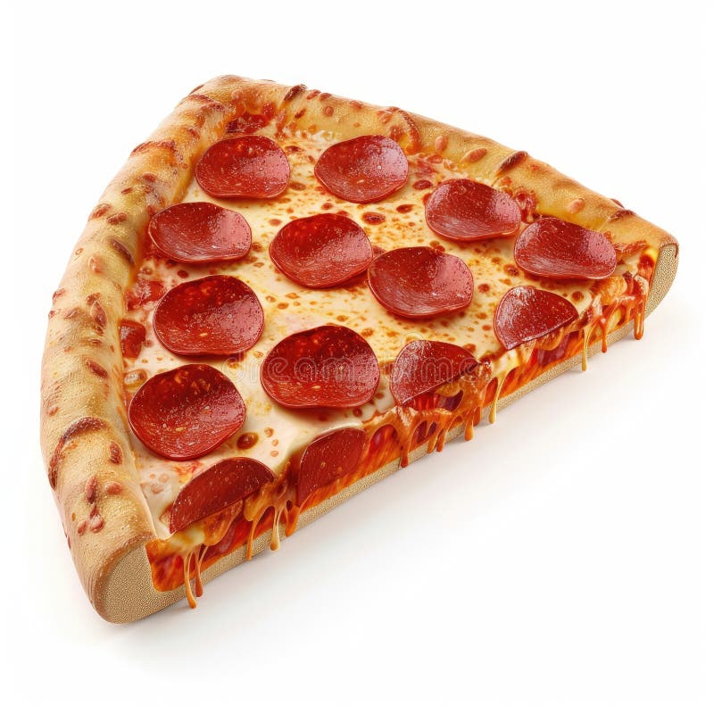 Delicious Pepperoni Pizza Slice, Melted Cheese, and Savory Toppings ...